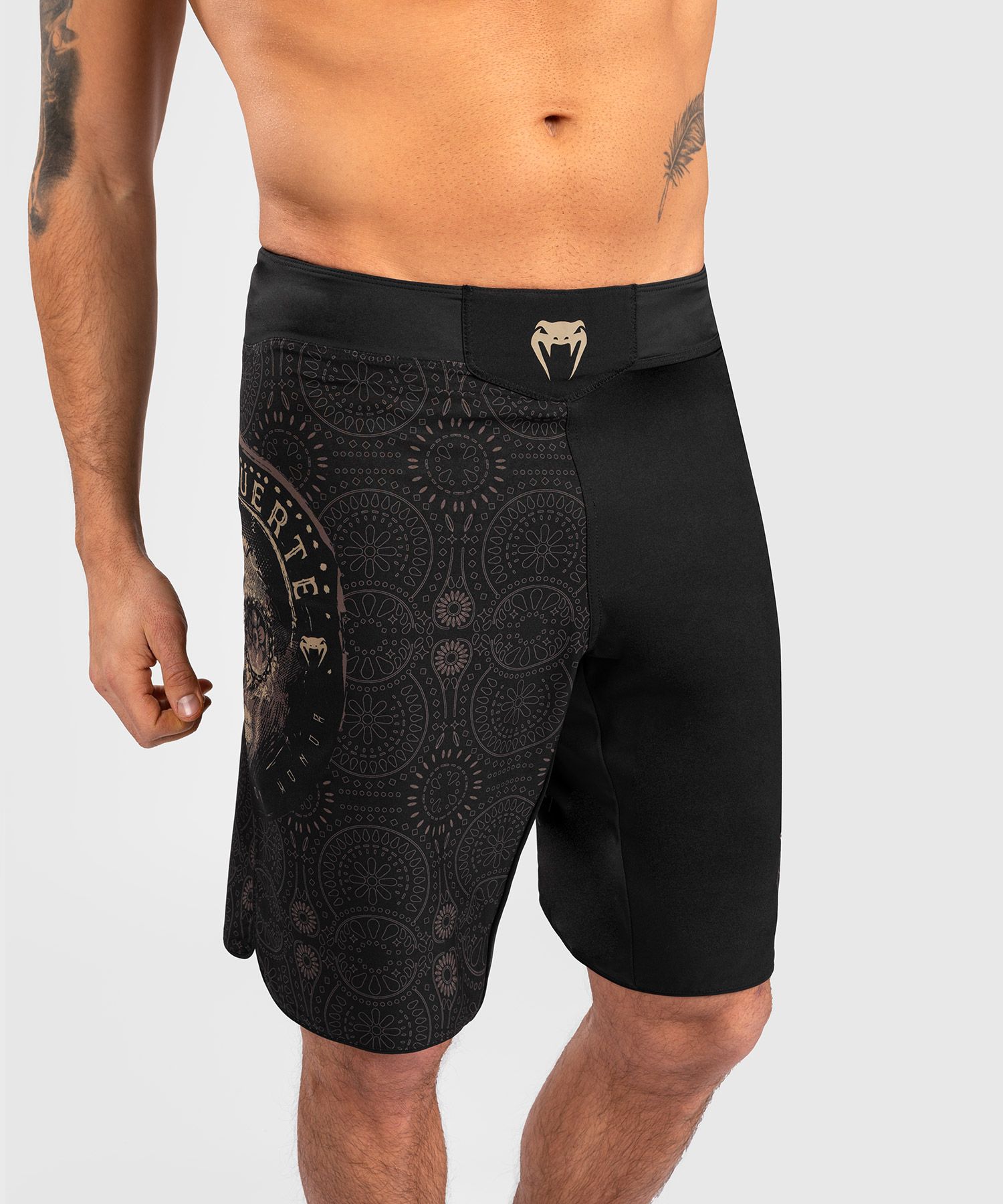 Venum Santa Muerte Dark Side - Fightshorts - Black/Brown