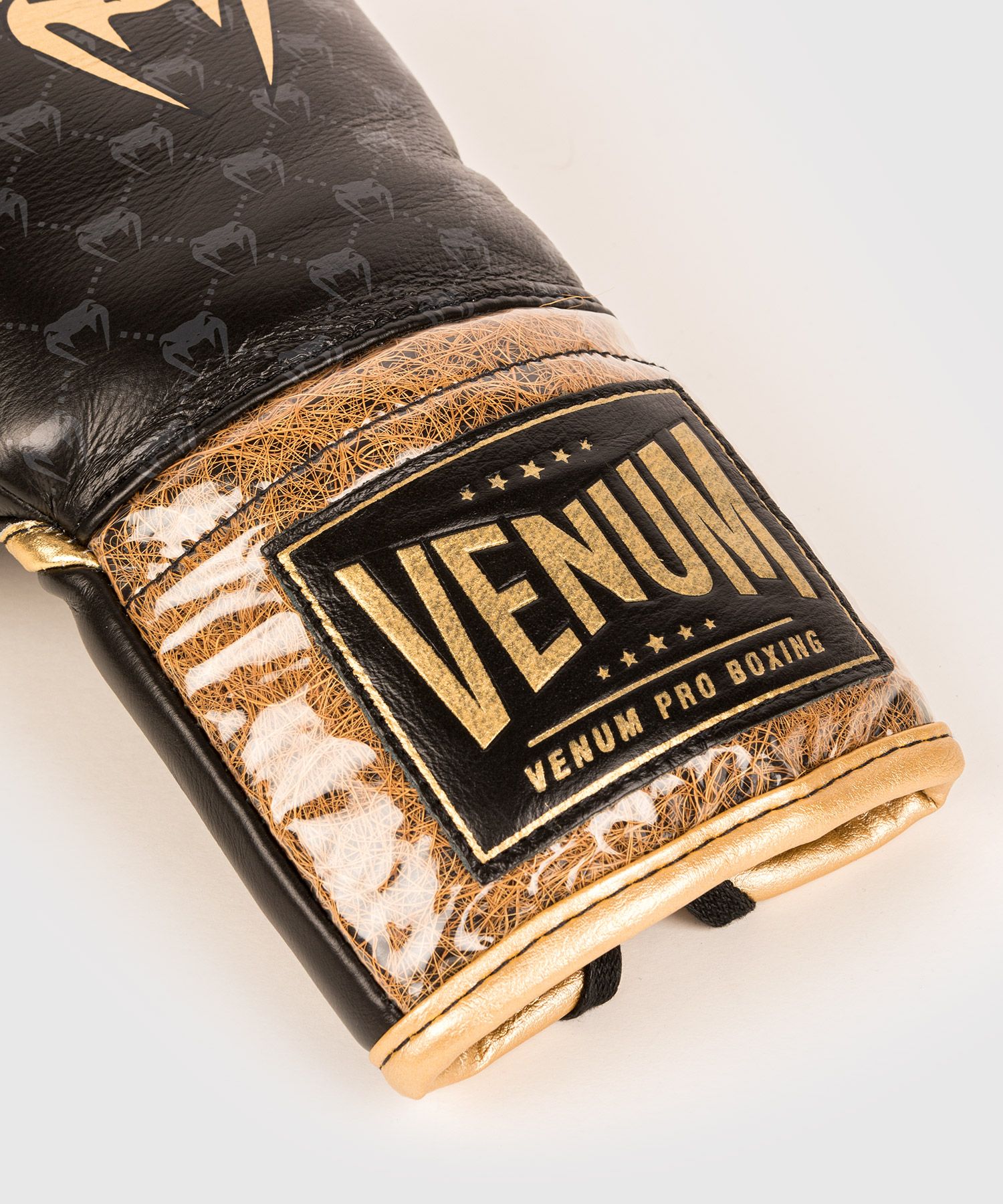 Venum Coco Monogram Pro Boxing Gloves Laces - Black
